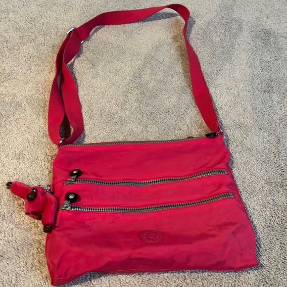 Kipling | Bags | Hot Pink Crossbody | Poshmark